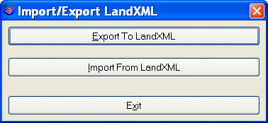 Import/Export LandXML Files