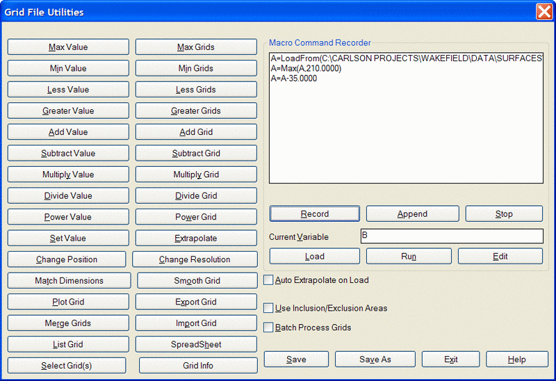 Grid File Utilities