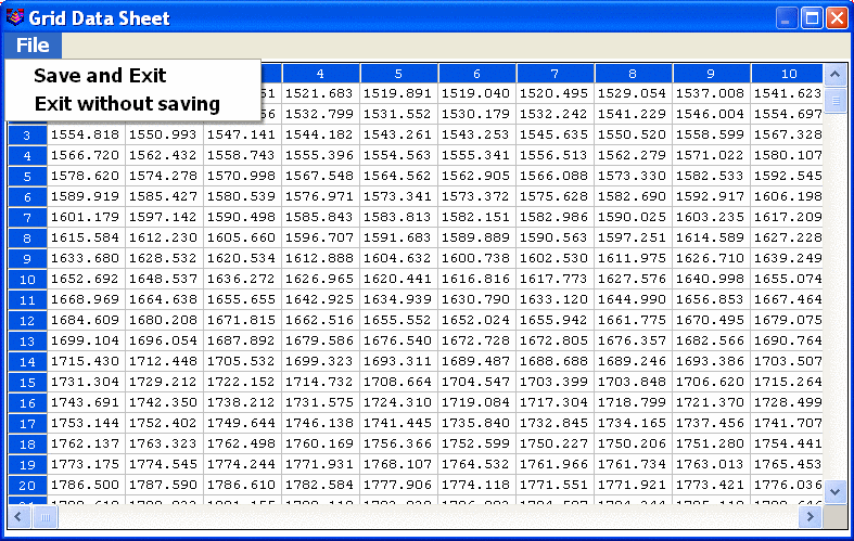 Grid File Utilities