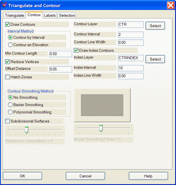 Triangulate & Contour