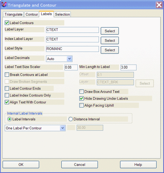 Triangulate & Contour