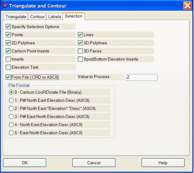 Triangulate & Contour