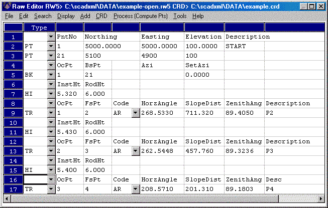 Edit-Process Raw Data File