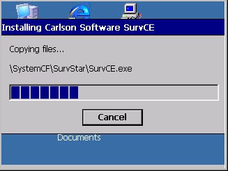 Installing SurvCE