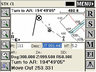 Stakeout Line/Arc (Stake Centerline)