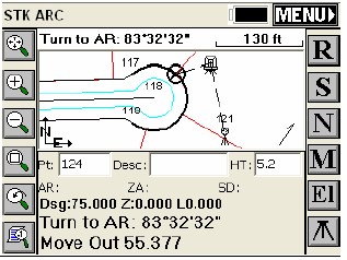 Stakeout Line/Arc (Stake Centerline)